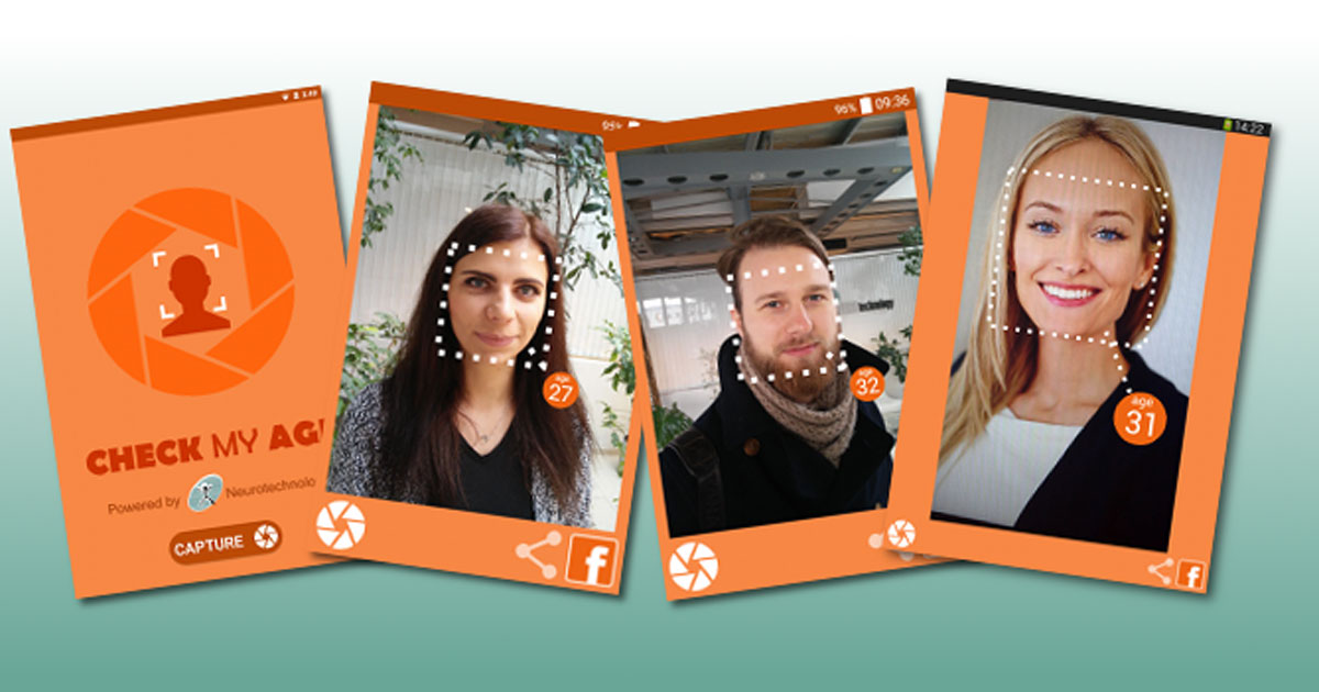 Free AI-based age determination app for Android and iOS using face ...