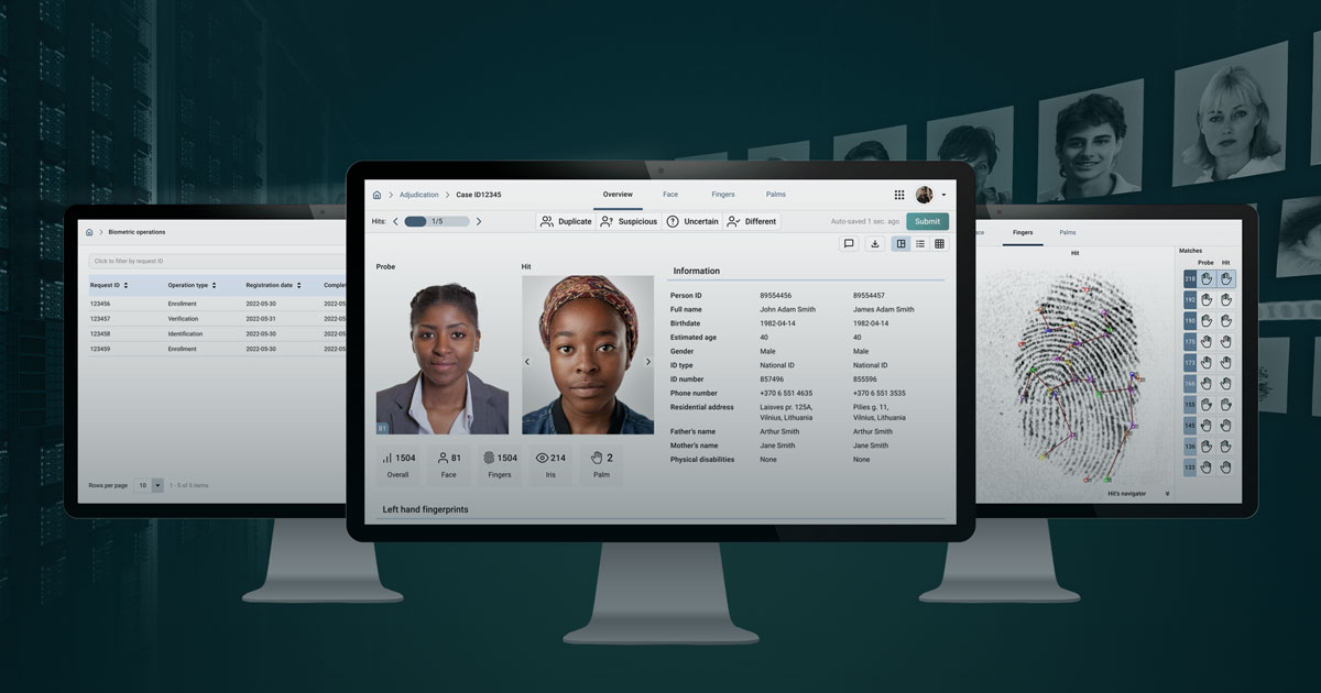 MegaMatcher Automated Biometric Identification System for national ...