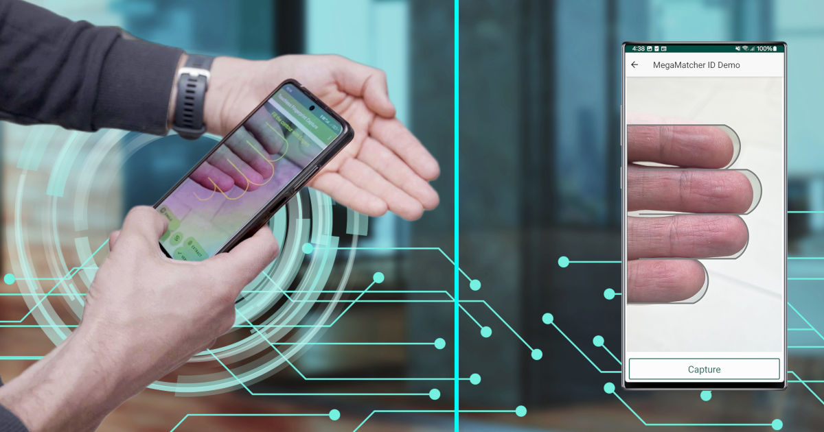 Compact biometric Slap Verification system with web service component and library for ...